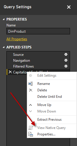Power BI – Checking Query Folding With View Native Query – Devin Knight