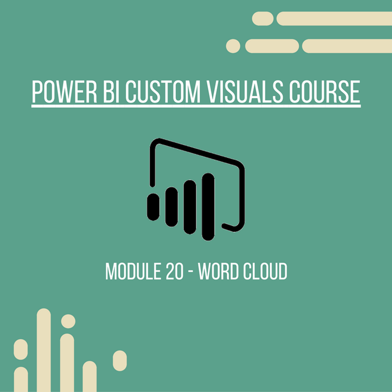 Power BI Custom Visuals Class (Module 20 – Word Cloud) – Devin Knight